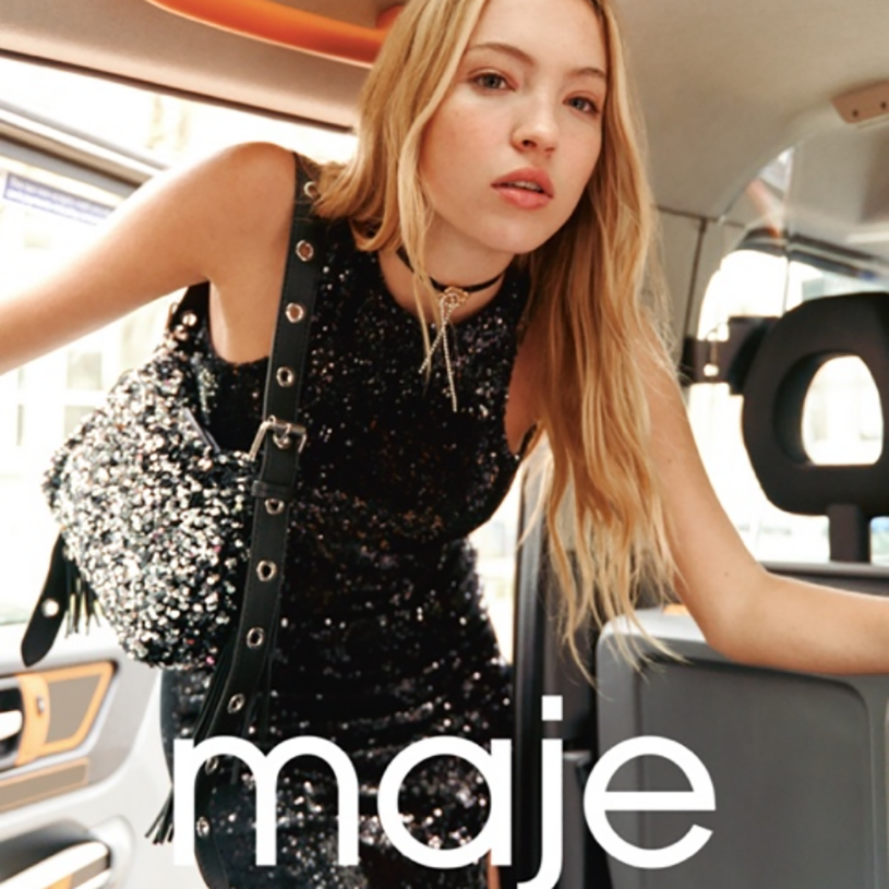 Maje 2023秋冬系列品牌大使 Lila Moss 演绎广告大片